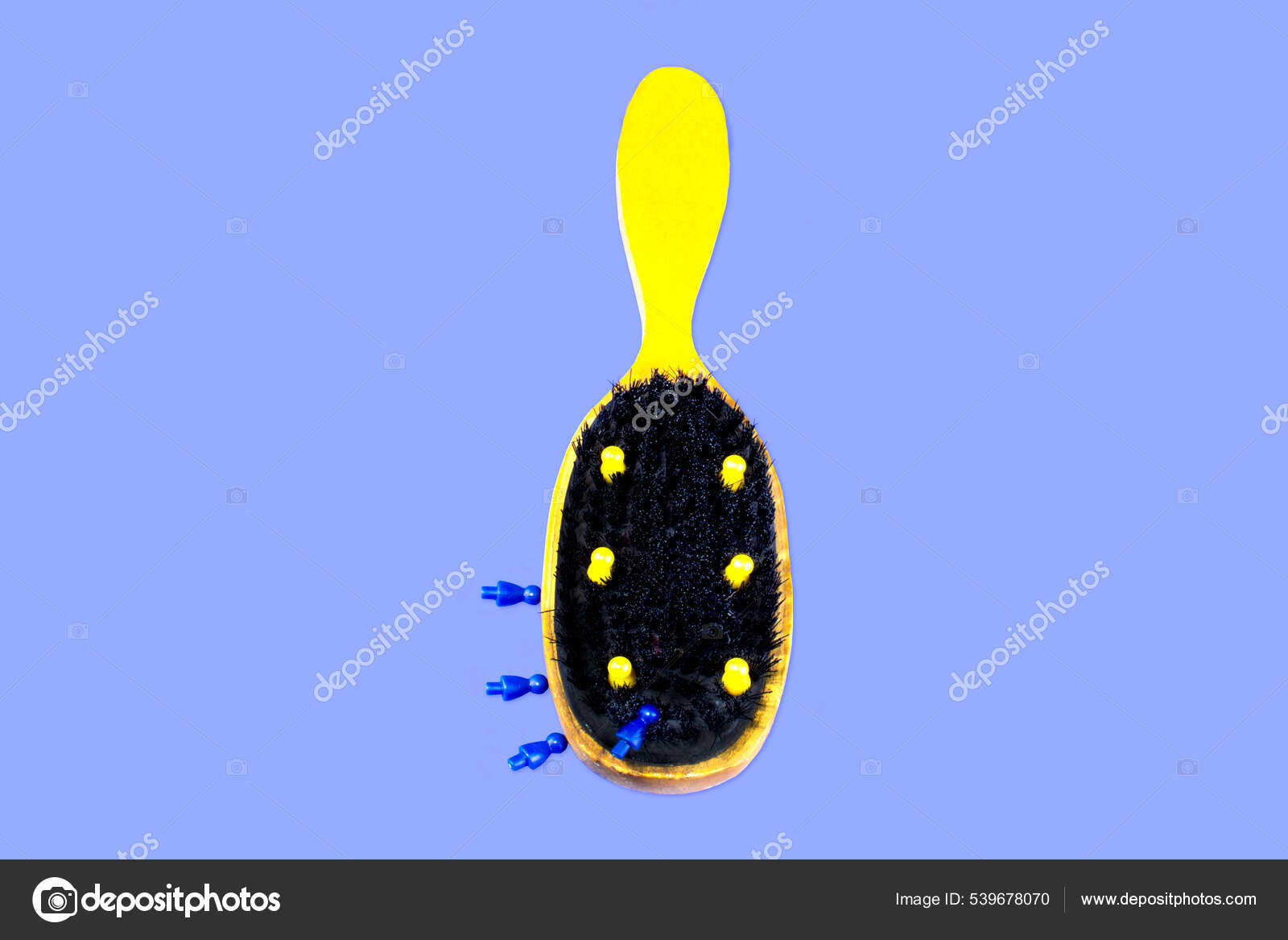Easter Egg Blue Background Yellow Eggs Stock Illustration by ©Wirestock ...