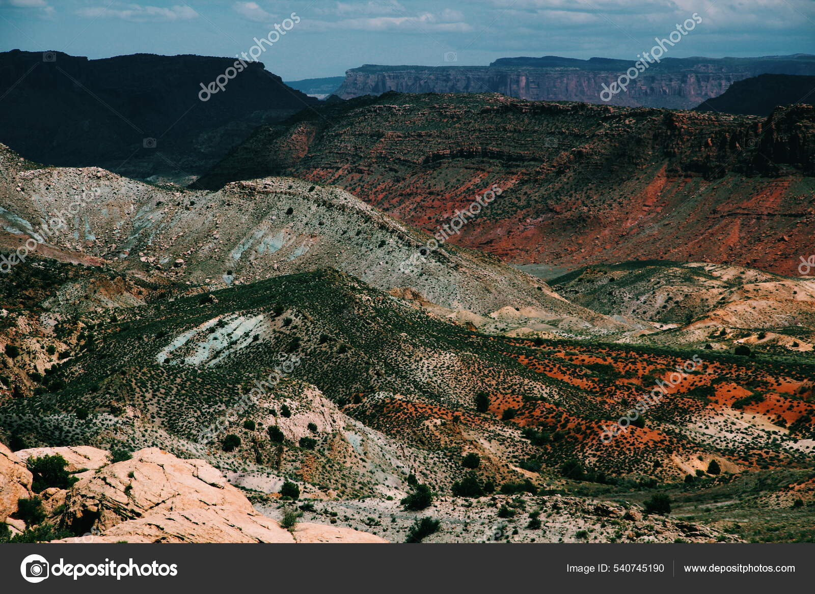 Beautiful Landscape Valley Negev Desert Israel — Stock Photo ...