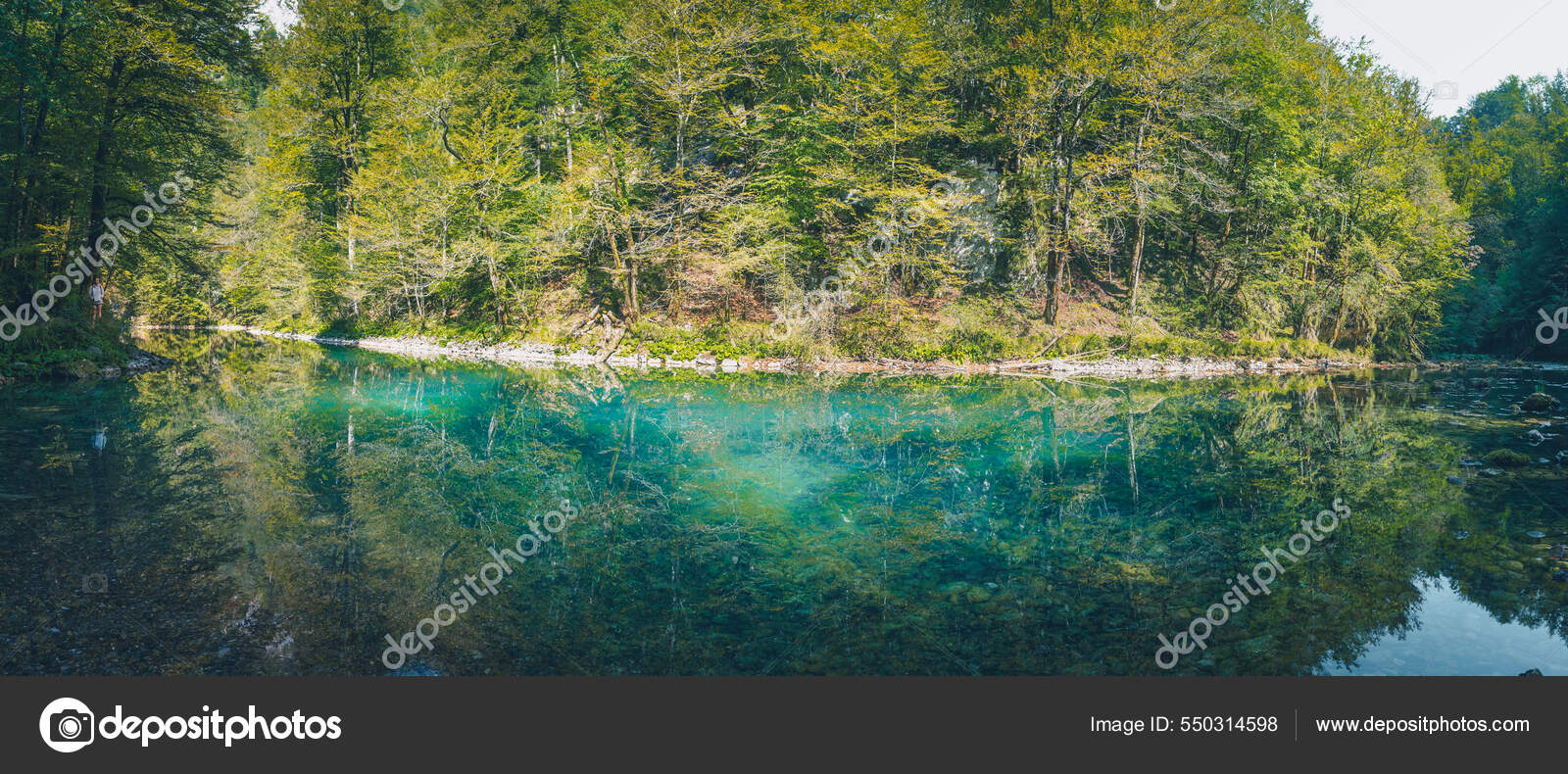 Beautiful View Lake — Stock Photo © Wirestock #550314598