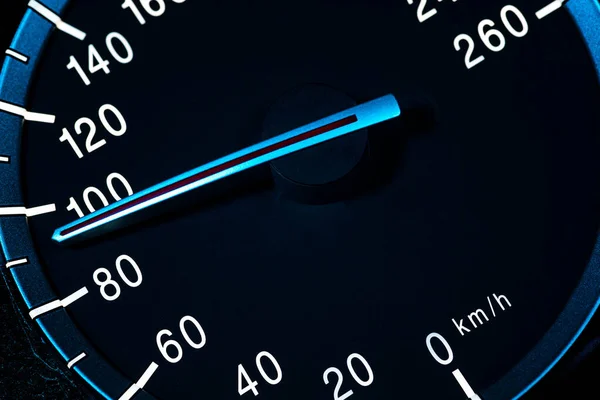 Car Speedometer Black Background — Stock Photo © Wirestock #550511694