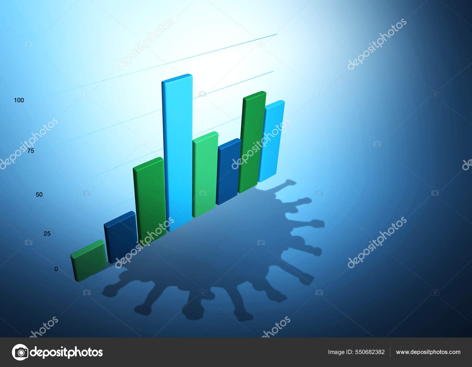 Graph Arrow Chart Vector Illustration — Stock Photo © Wirestock #550682382