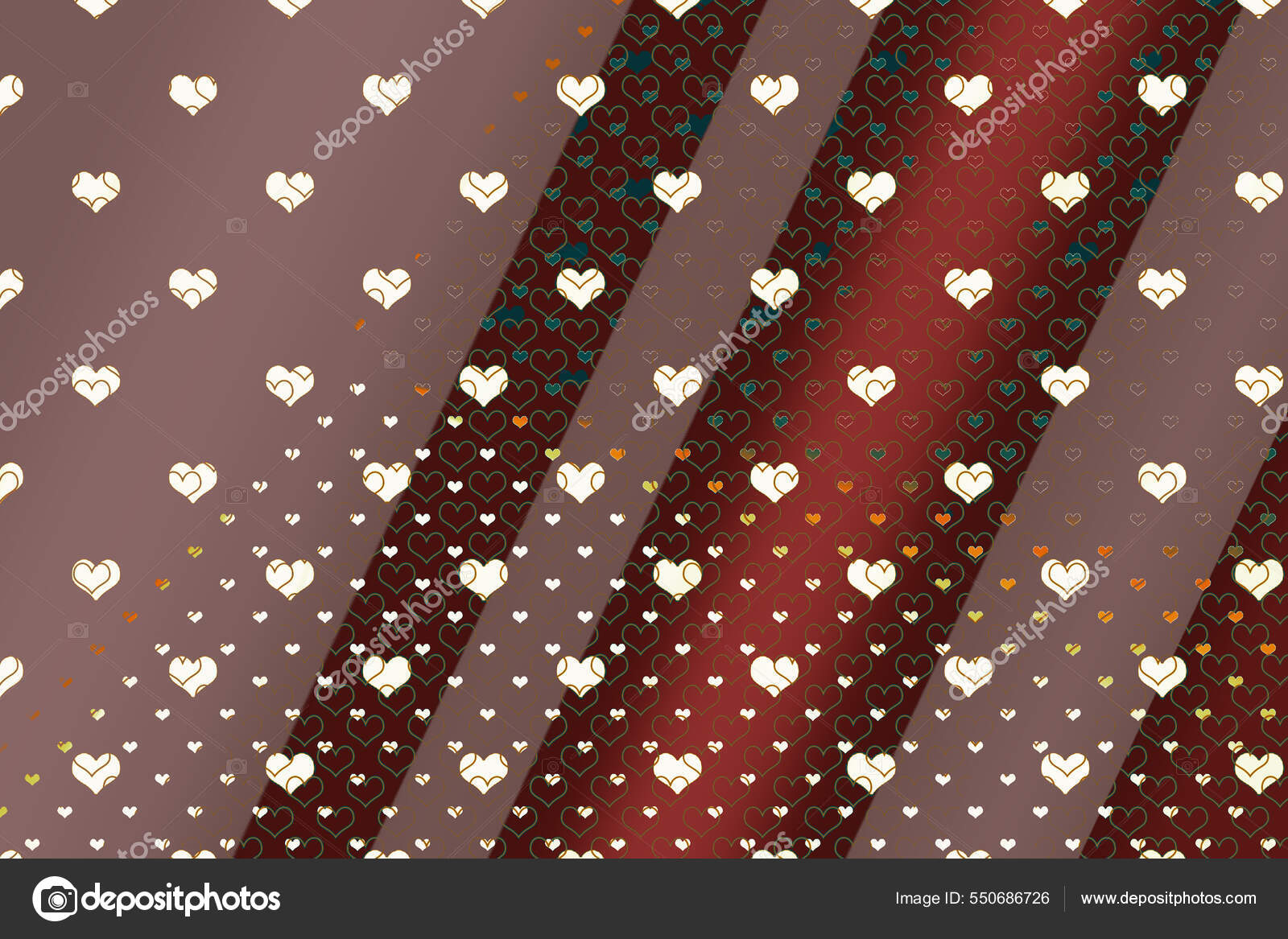 Seamless Pattern Hearts Vector Illustration — Stock Photo © Wirestock ...