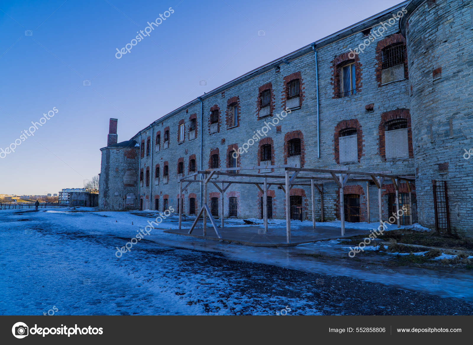 Old Abandoned Factory Building City State Most Polluted Towns Winter ...
