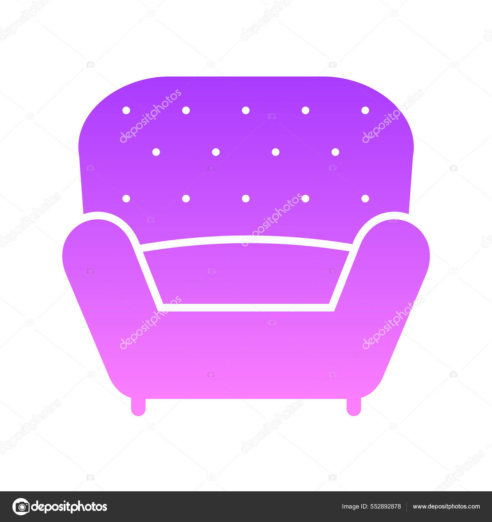 Sofa Icon Vector Illustration Stock Illustration By ©wirestock 552892878