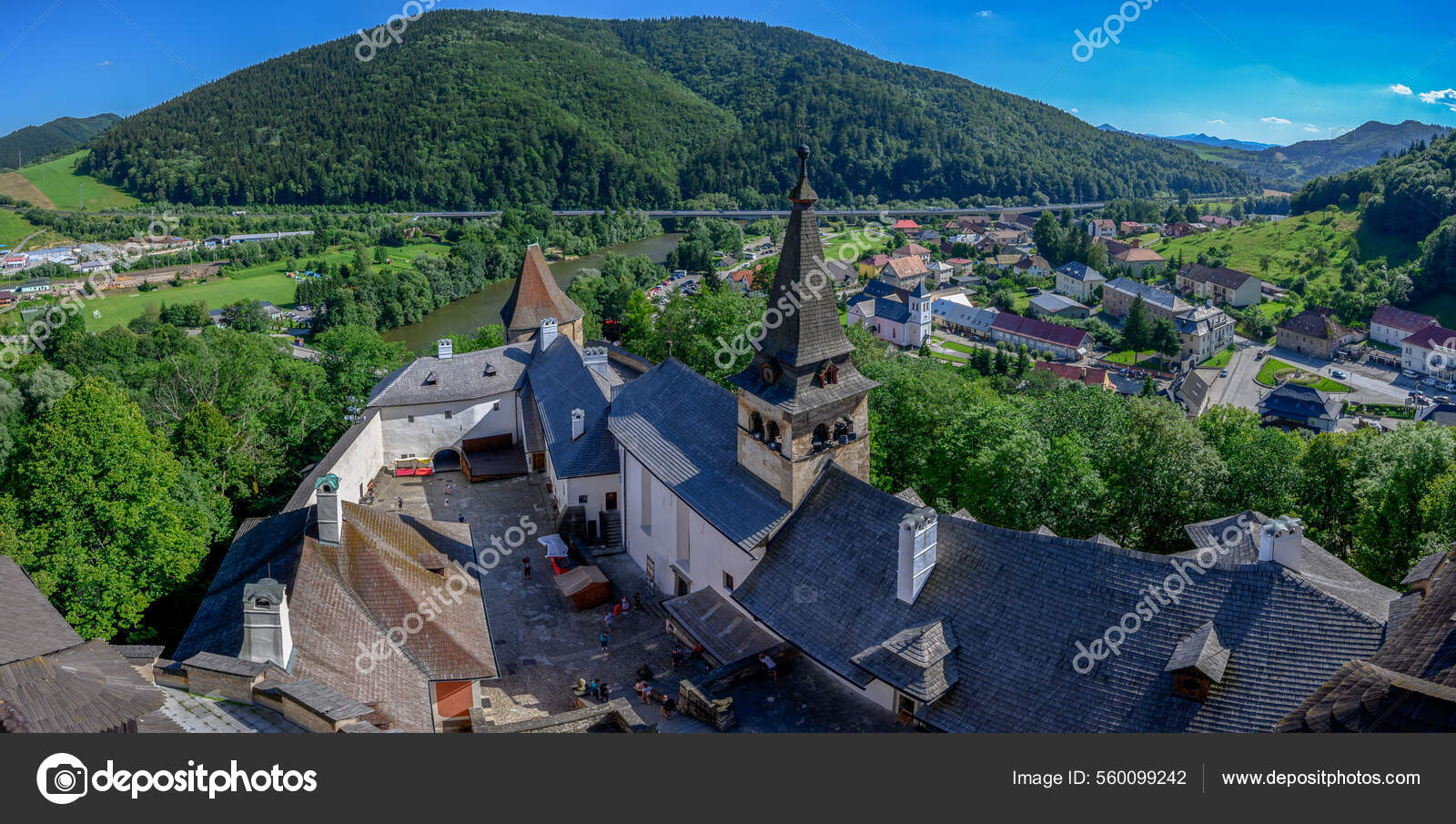 Scenic View Majestic Medieval Castle Architecture — Stock Editorial ...