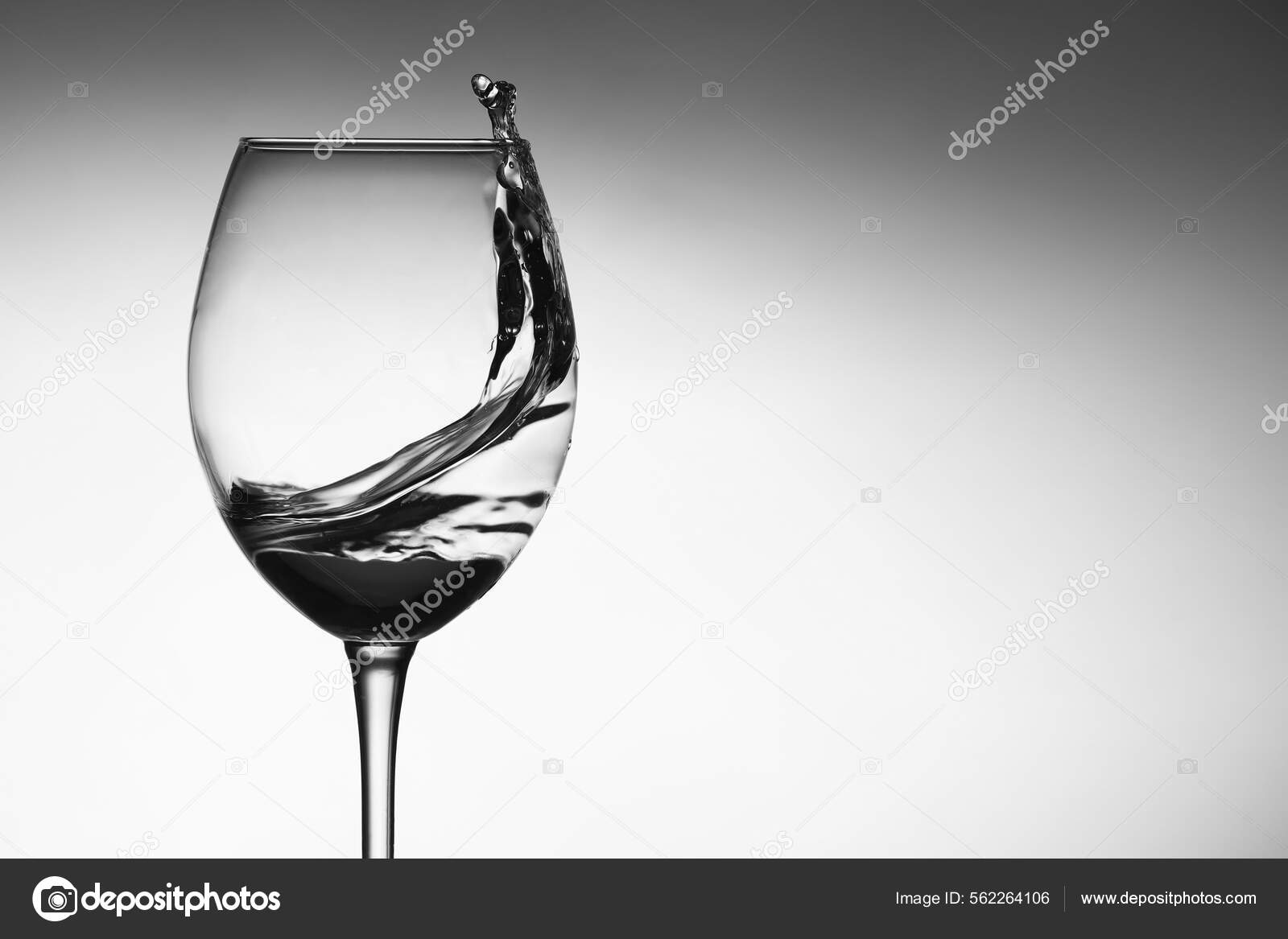 Wine Glass Reflection Photography