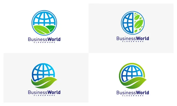 Business world logo imágenes de stock de arte vectorial | Depositphotos