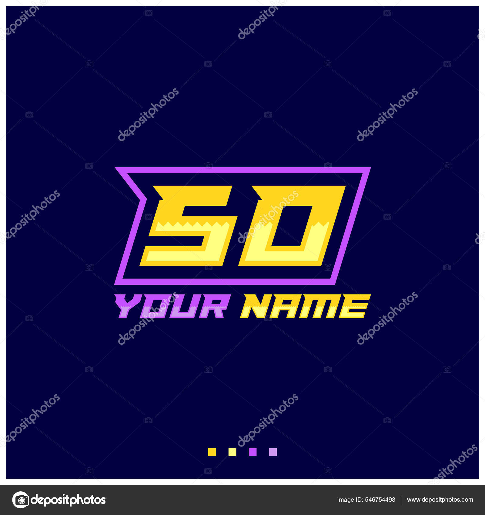 Number Logo Fast Speed Lines Vector Sport Style Typeface Sports Stock ...