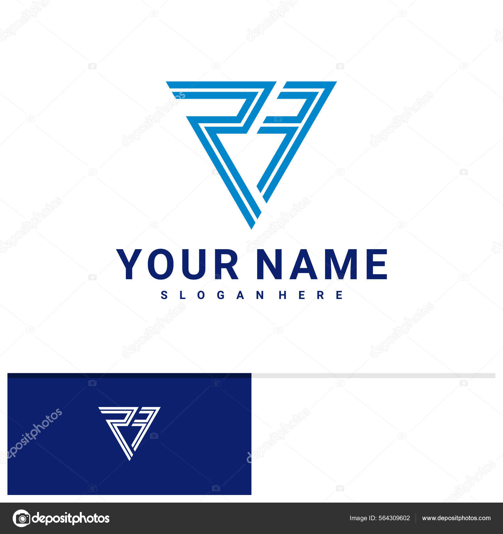 Initial Logo Design Vector Template Creative Logo Design Concepts Stock ...