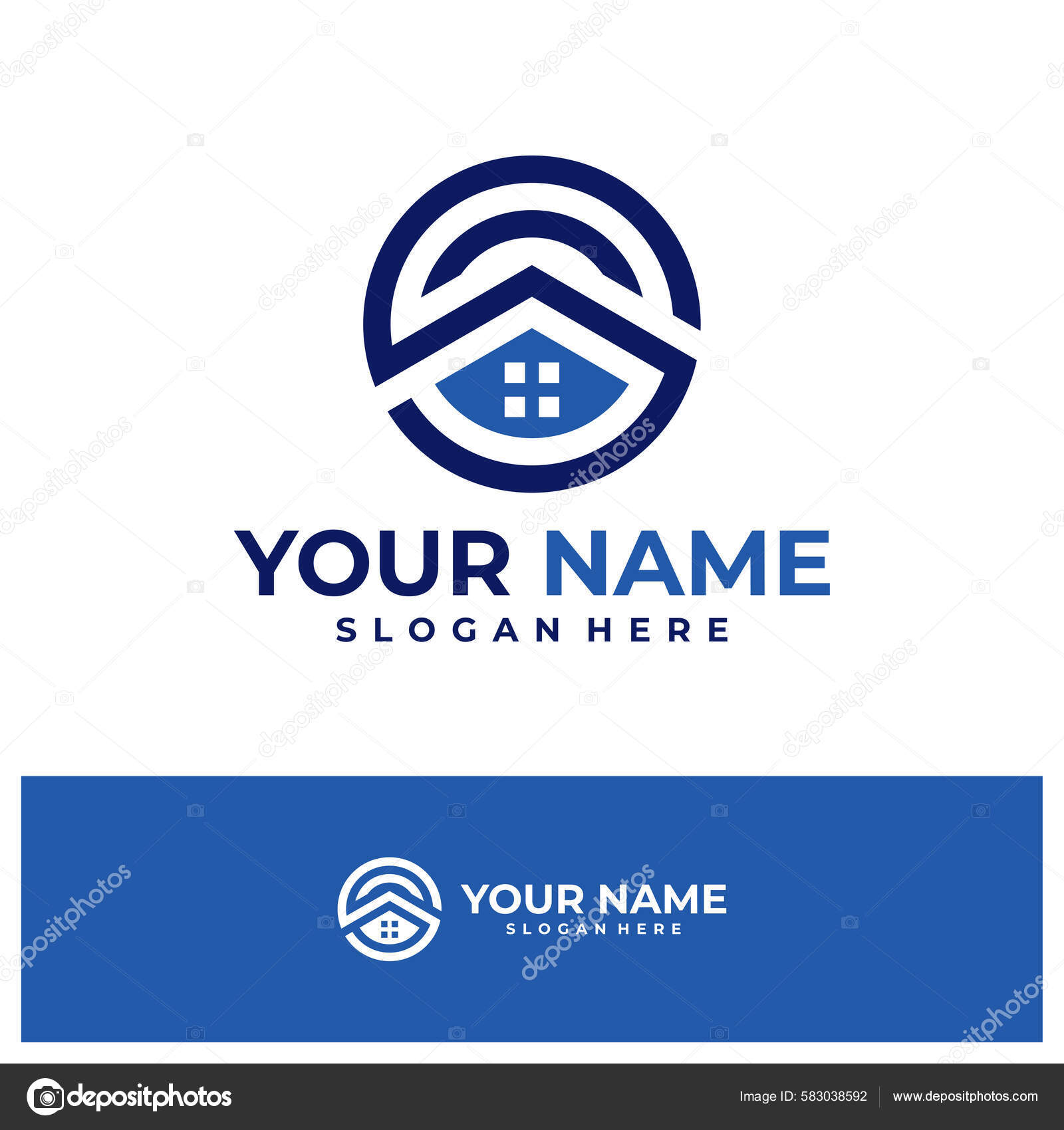 Letter House Logo Design Template House Logo Concept Vector Creative ...