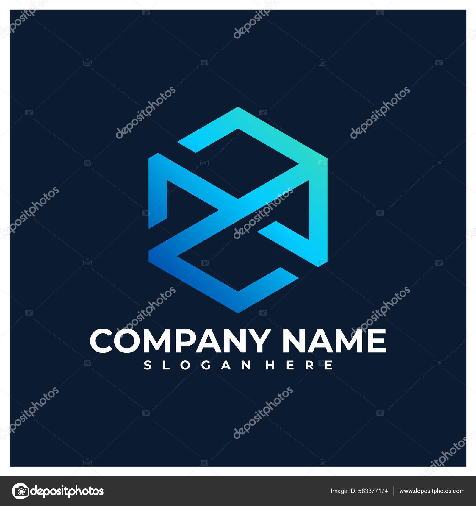 Logo Design Template Initial Logo Concept Vector Creative Icon Symbol ...