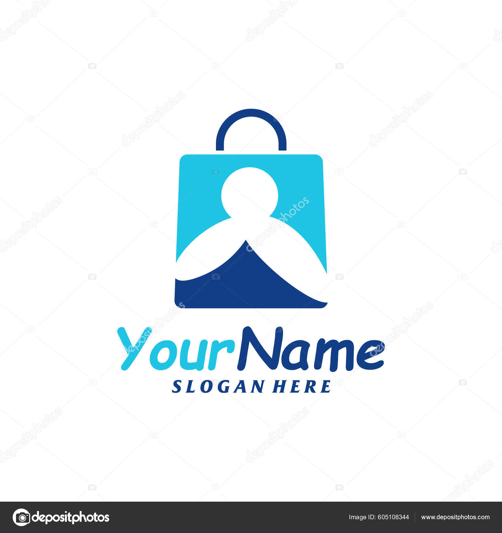 Kids Shop Logo Design Template Child Shop Logo Concept Vector Vektor ...