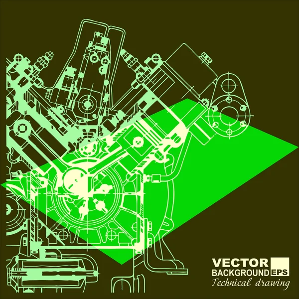 Drawing engine seamless pattern — Stock Vector © PGMart #33312843