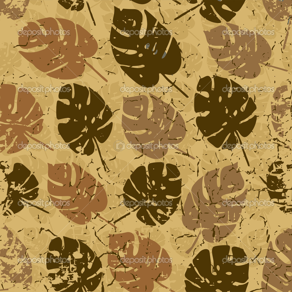 Retro seamless pattern on vintage old paper. Stock Vector Image by ...