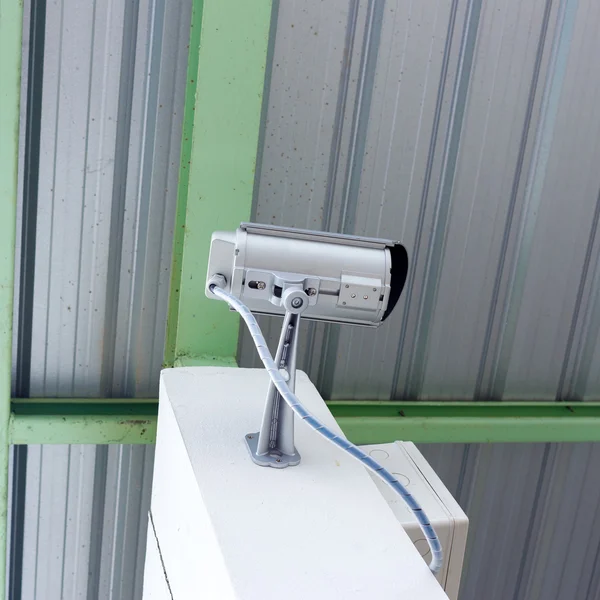 Security camera cctv under roof in factory Stock Photo by ©wittybear ...