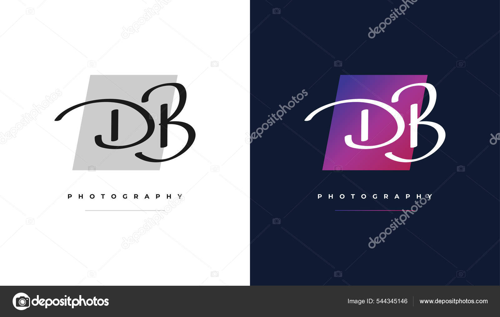 Signature Initial Logo Design Handwriting Style Signature Logo Symbol ...