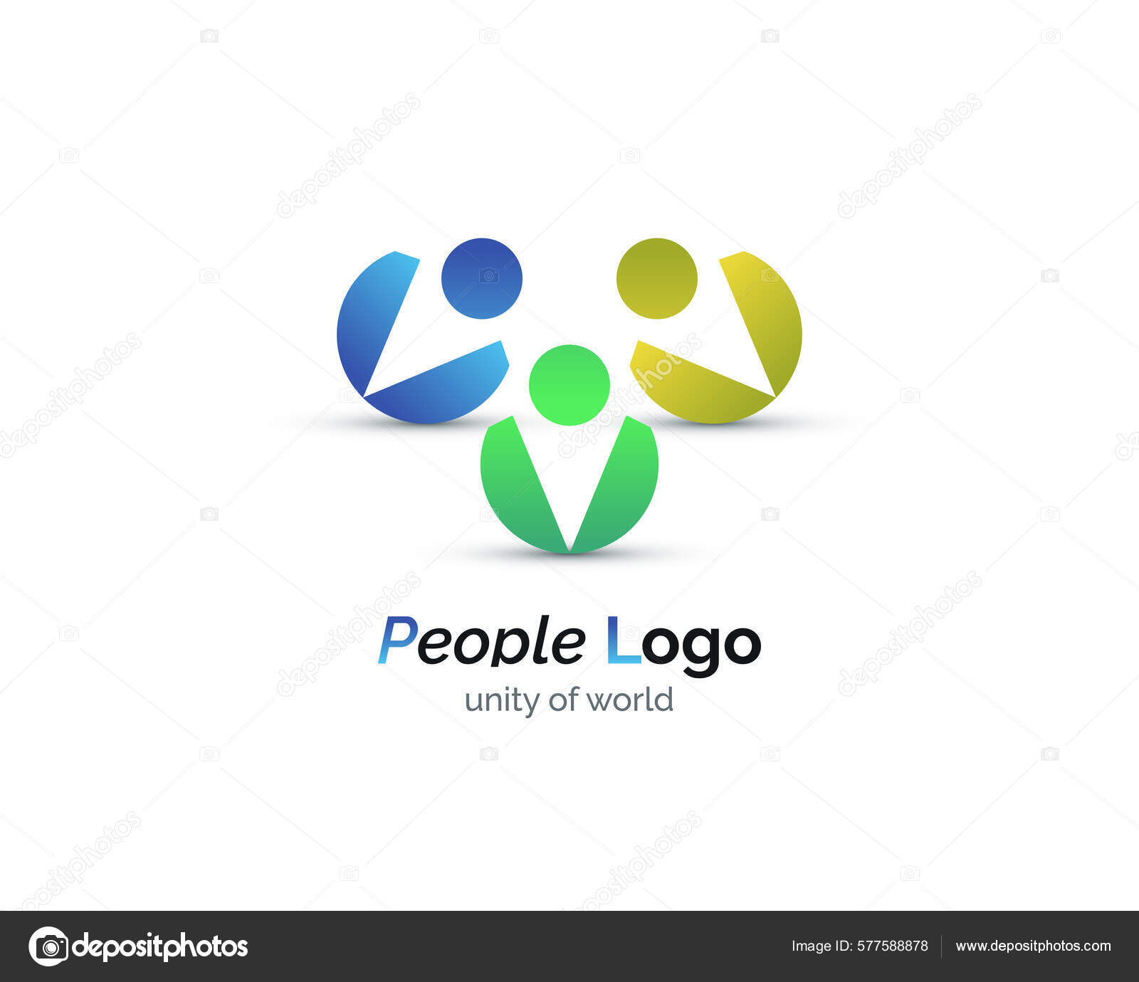 Connected People Logo Design Community Logo Symbol Teamwork Group ...