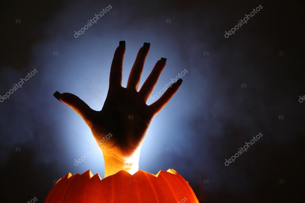Scary hand silhouette Stock Photo by ©logoboom 32420807
