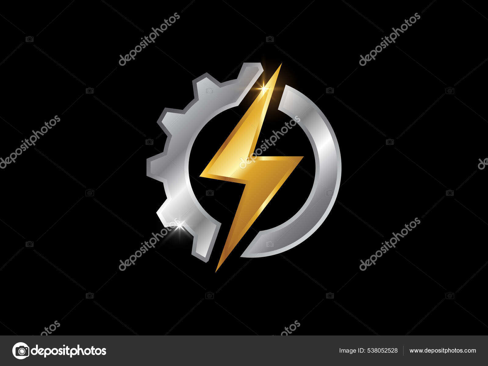 Electricity Logo Template Lighting Bolt Sign Symbol Stock Vector Image ...