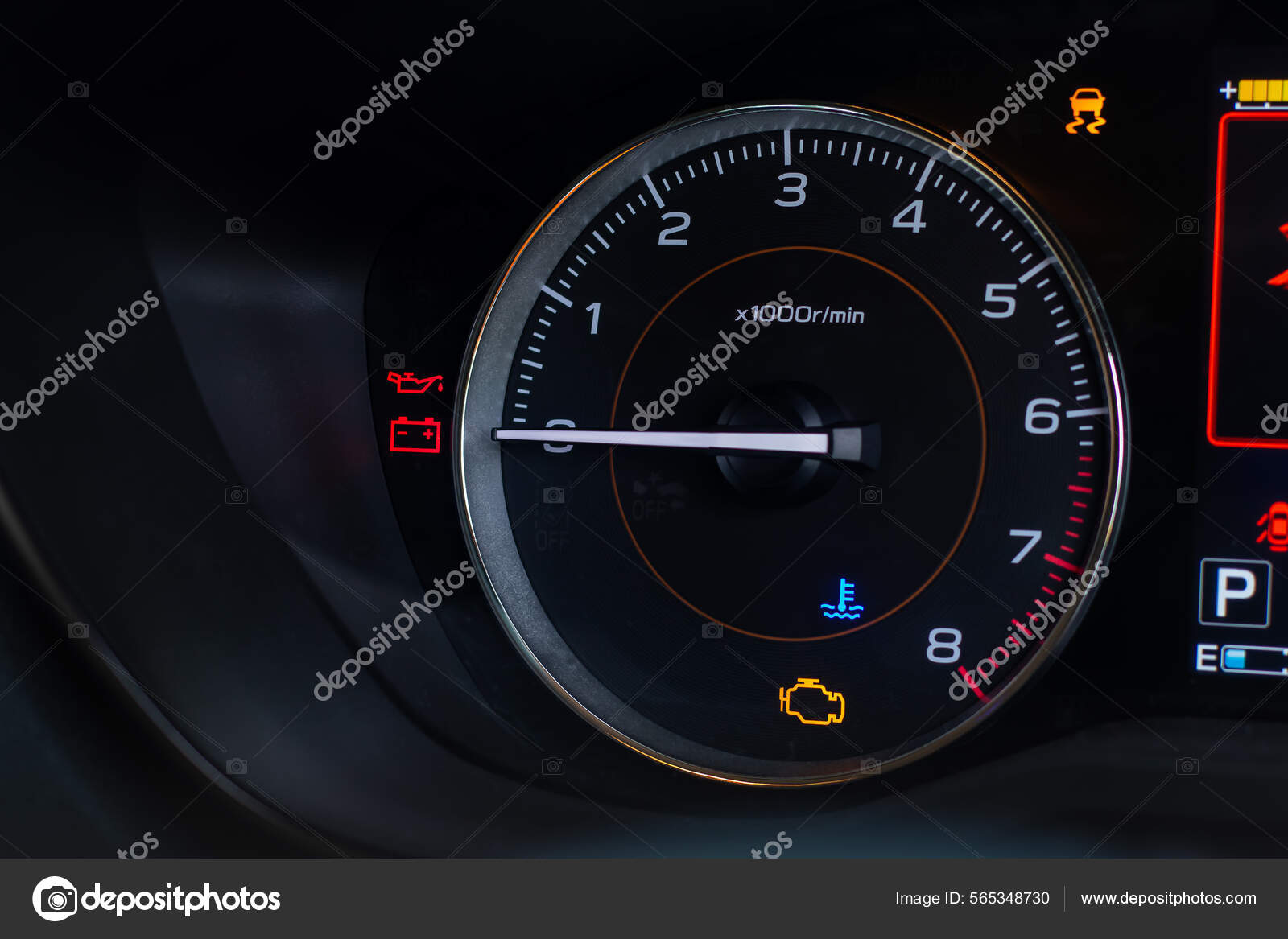 Screen Display Car Status Warning Light Dashboard Panel Symbols Which ...