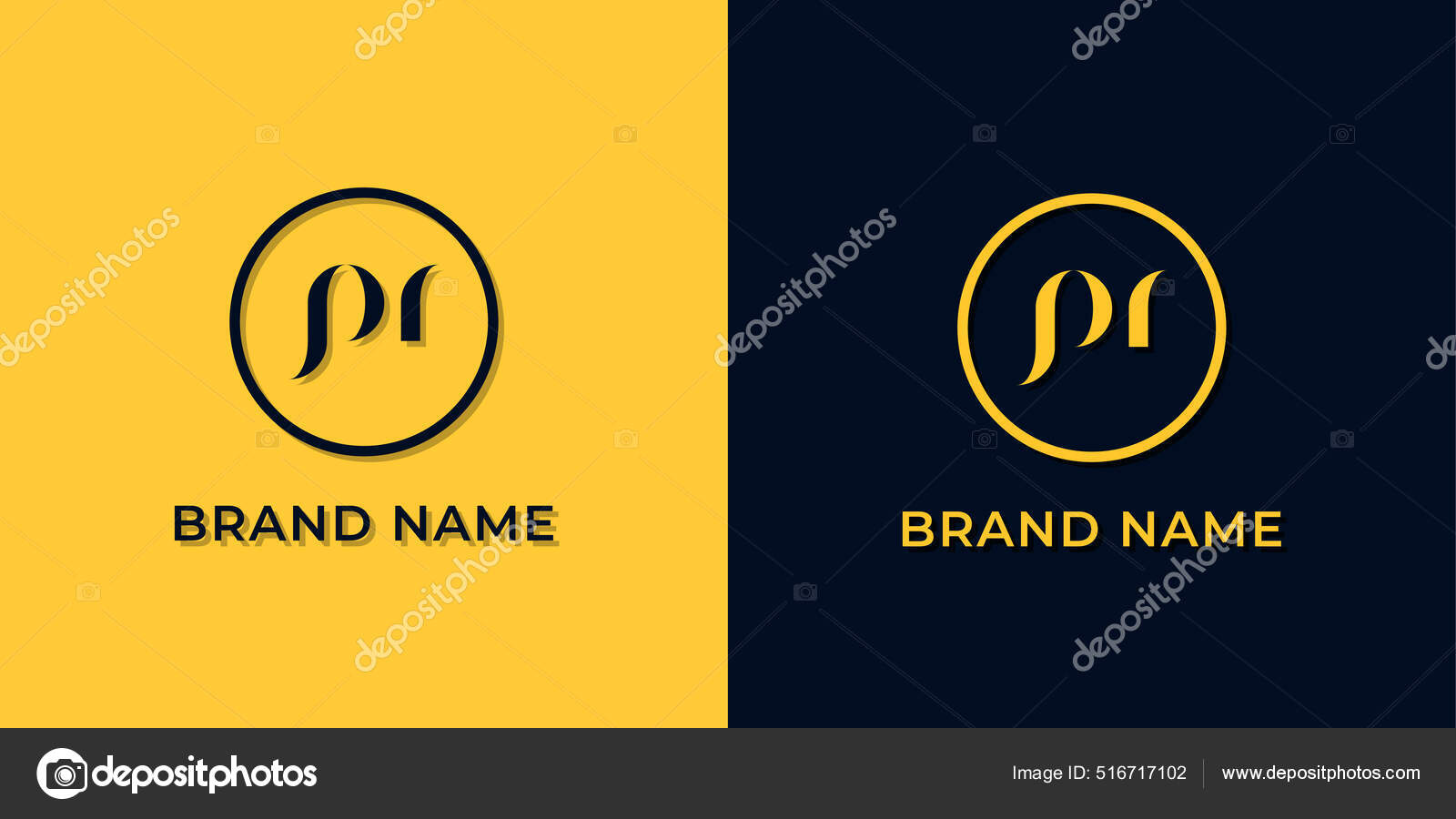 Creative Abstract Letter Logo Logo Incorporate Abstract Typeface ...