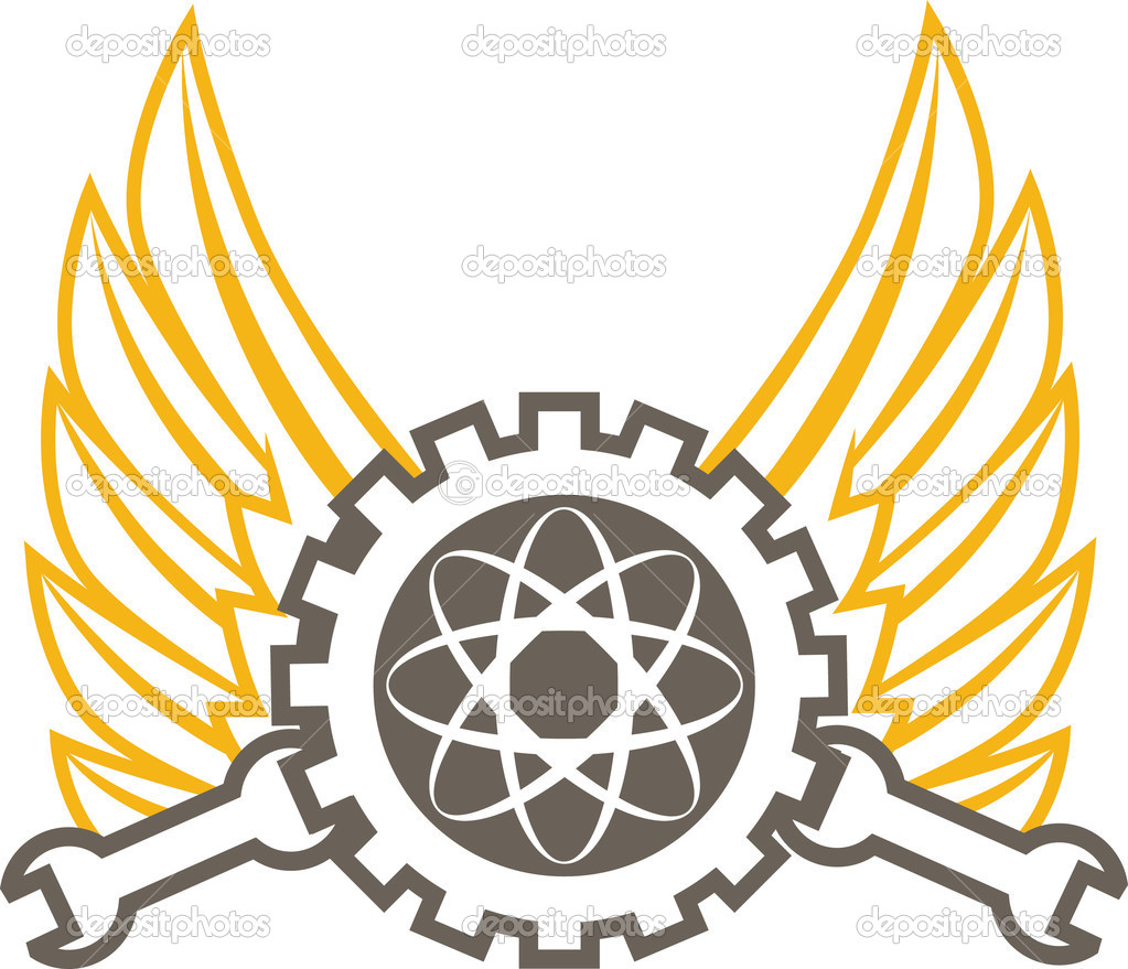 Engineering Emblem Stock Vector Image by ©bigredlink #32163187