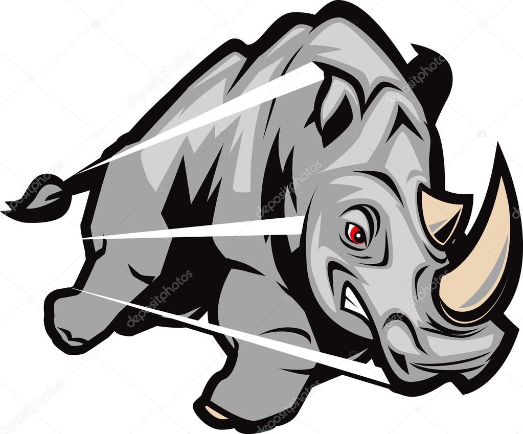 Charging Rhino Vector Charge Rhino Stock Illustrations – 259 Charge