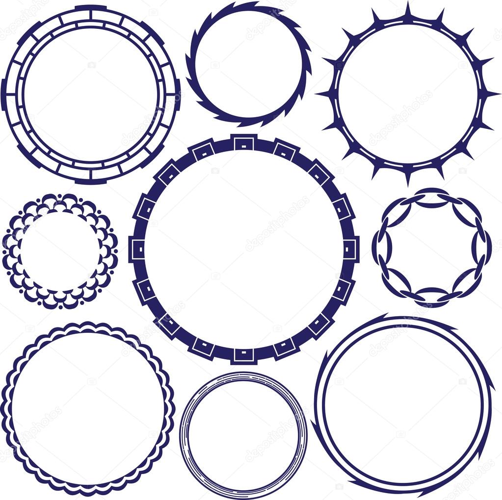 Ring Designs Stock Vector Image by ©bigredlink #32897297