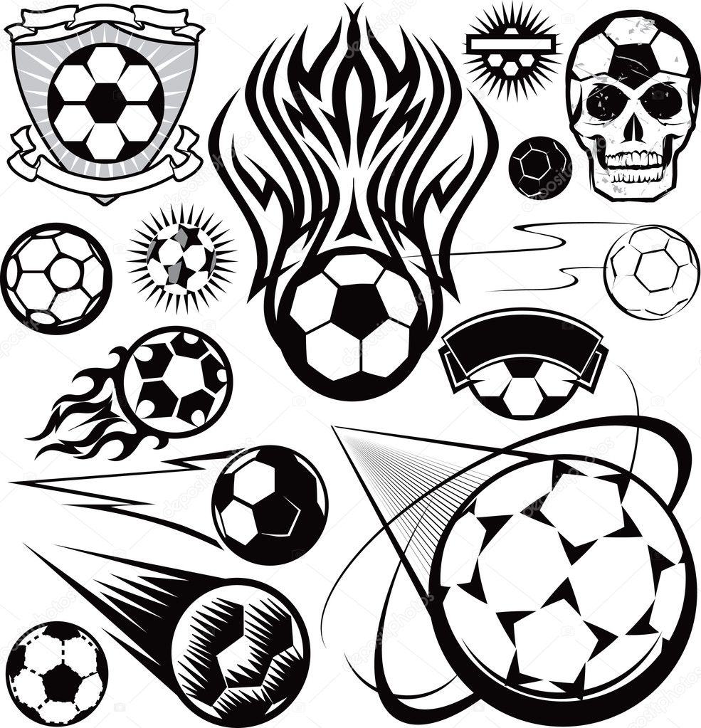 Soccer Ball Clip Art Black And White