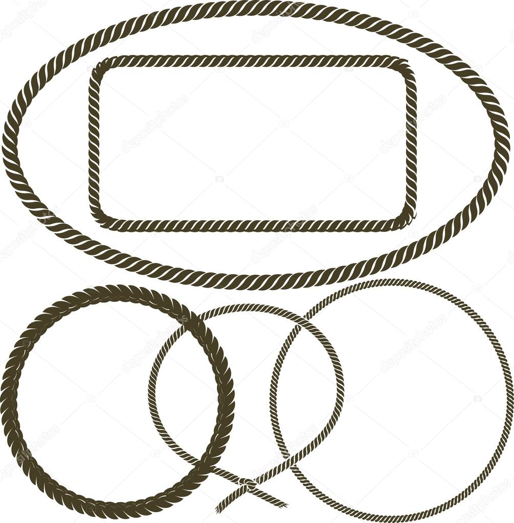 Rope Oval Border
