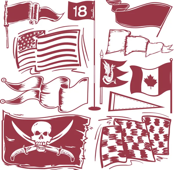 Pennant banner Vector Art Stock Images | Depositphotos