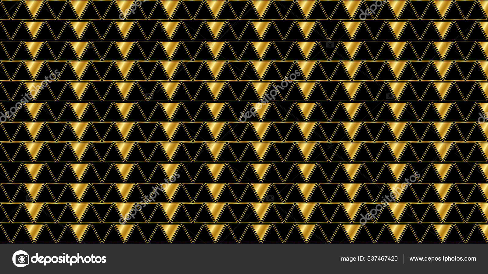 Luxurious White Gold Triangles Pattern Luxury Template Background ...