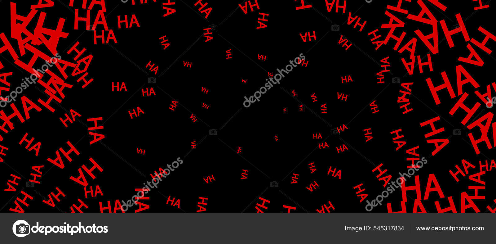 Laugh Background Abstract Black Background Red Letters Halloween ...