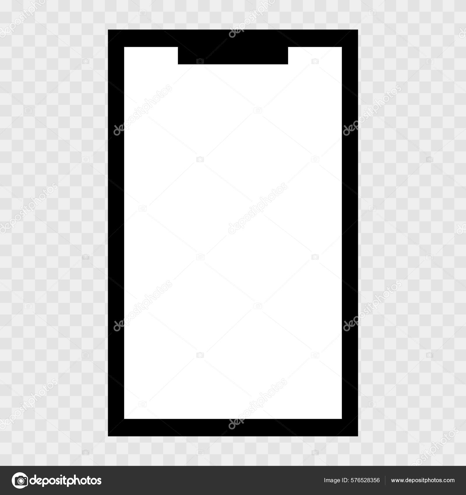 Smartphone Icon Pixel Art Style Isolated Transparent Background Vector ...