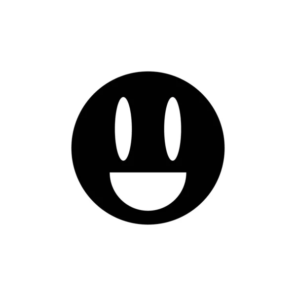 Cool Rave Smiley Icon Flat Style Emoji Illustration Isolated White ...