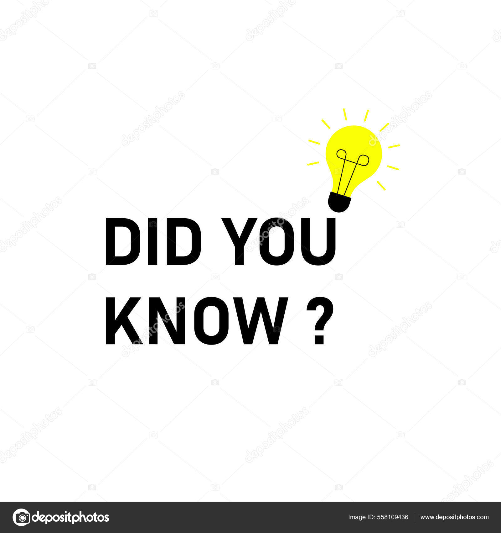 Did You Know Sign White Background — Stock Photo © meredesign #558109436