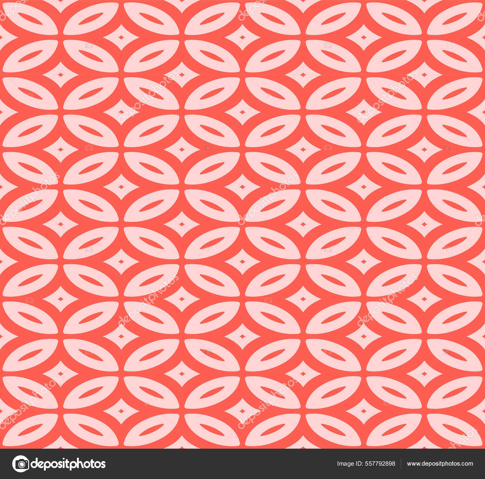 Japanese Ellipse Petal Vector Seamless Pattern Stock Vector by ...