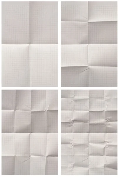 Folded and creased graph paper — Stock Photo © PixelsAway #2055880
