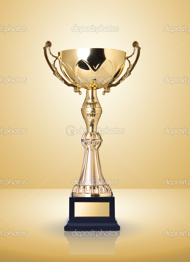 Golden trophy Stock Photo by ©chones 40783297