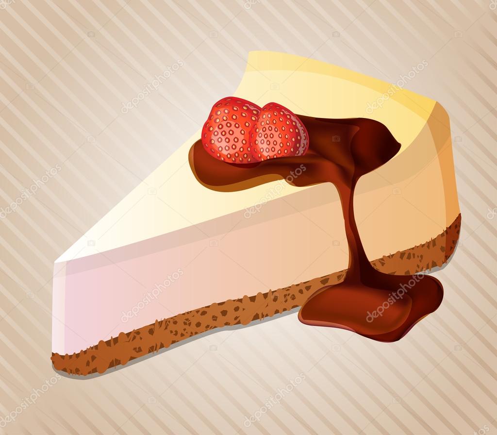 Vector delicious cheesecake — Stock Vector © mrvvv #32976273 Vector delicious cheesecake — Stock Vector © mrvvv #32976273