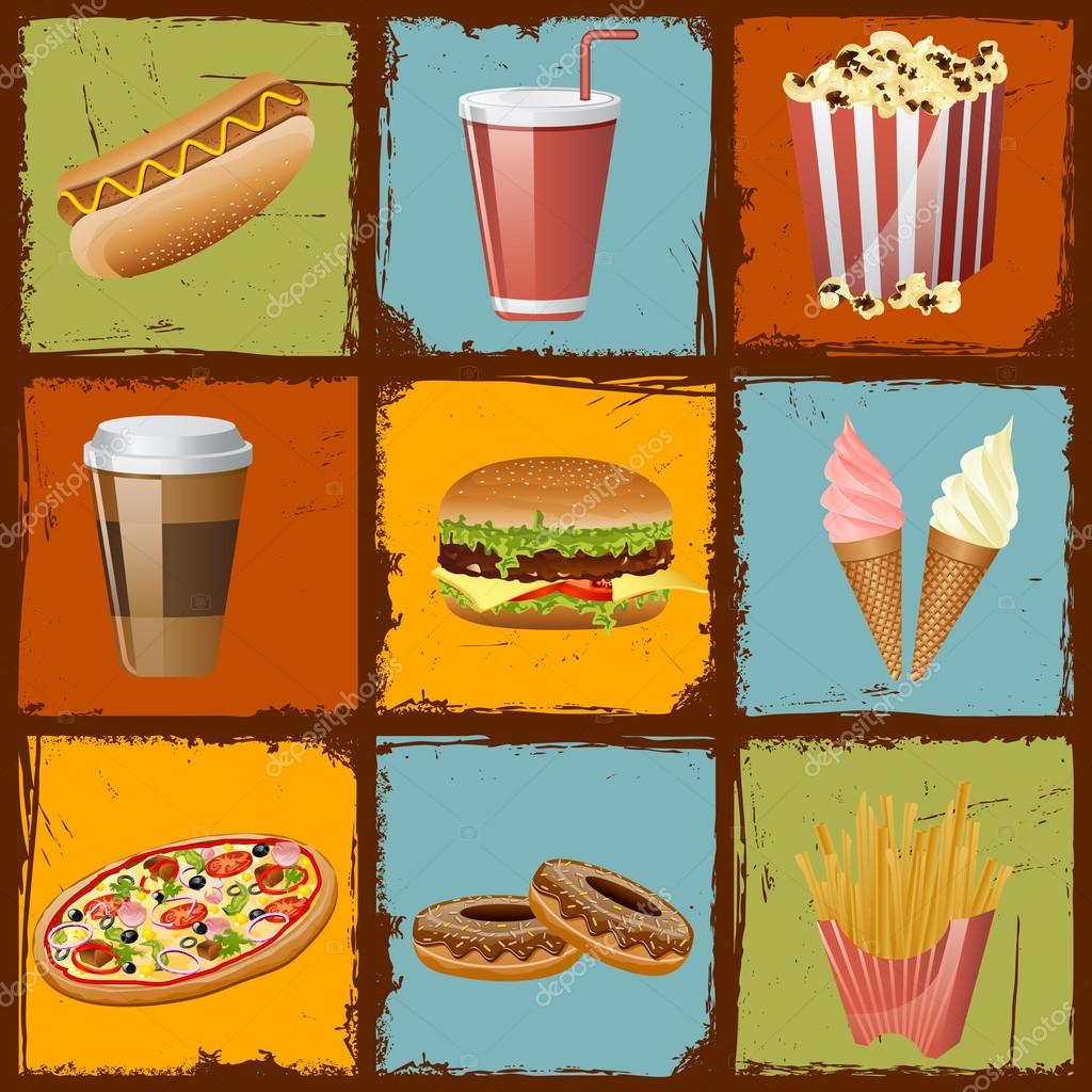 Comida rápida vector, gráfico vectorial © snapgalleria imagen #36324267