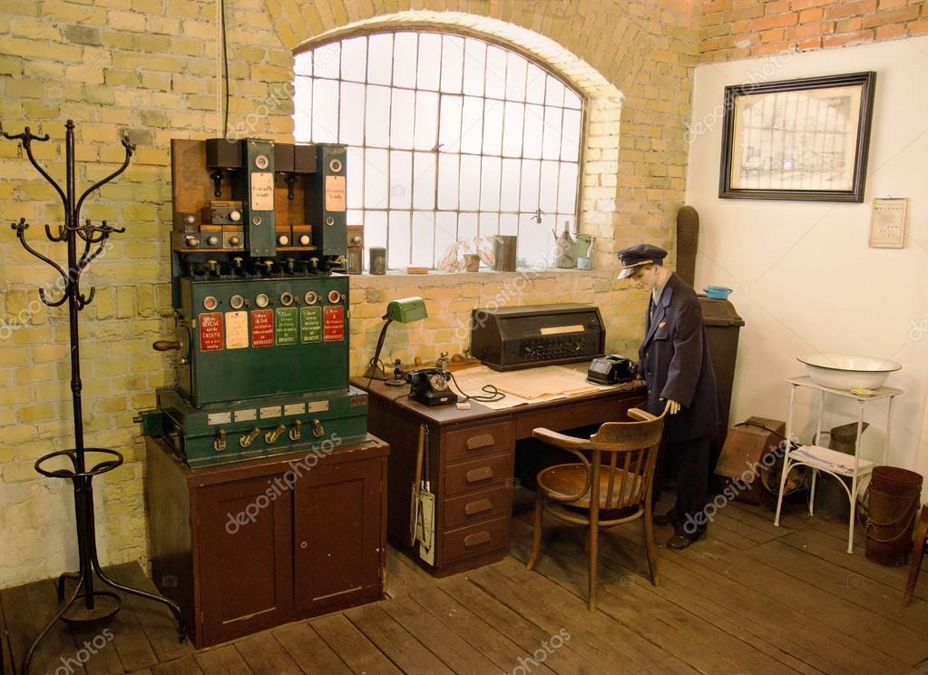 Historical Railway Station Office — Stock Photo © pemaphoto #47928101