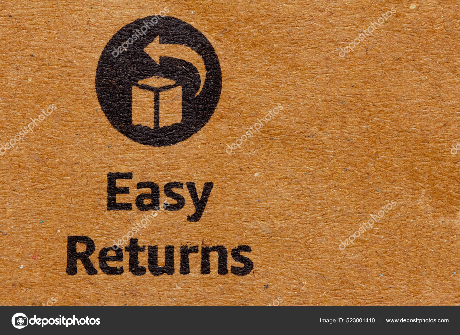 Packaging Symbol Indicate Easy Returns Product Stock Photo by ...