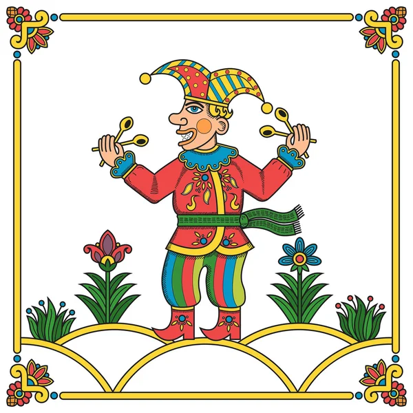 Jester card Vector Art Stock Images | Depositphotos