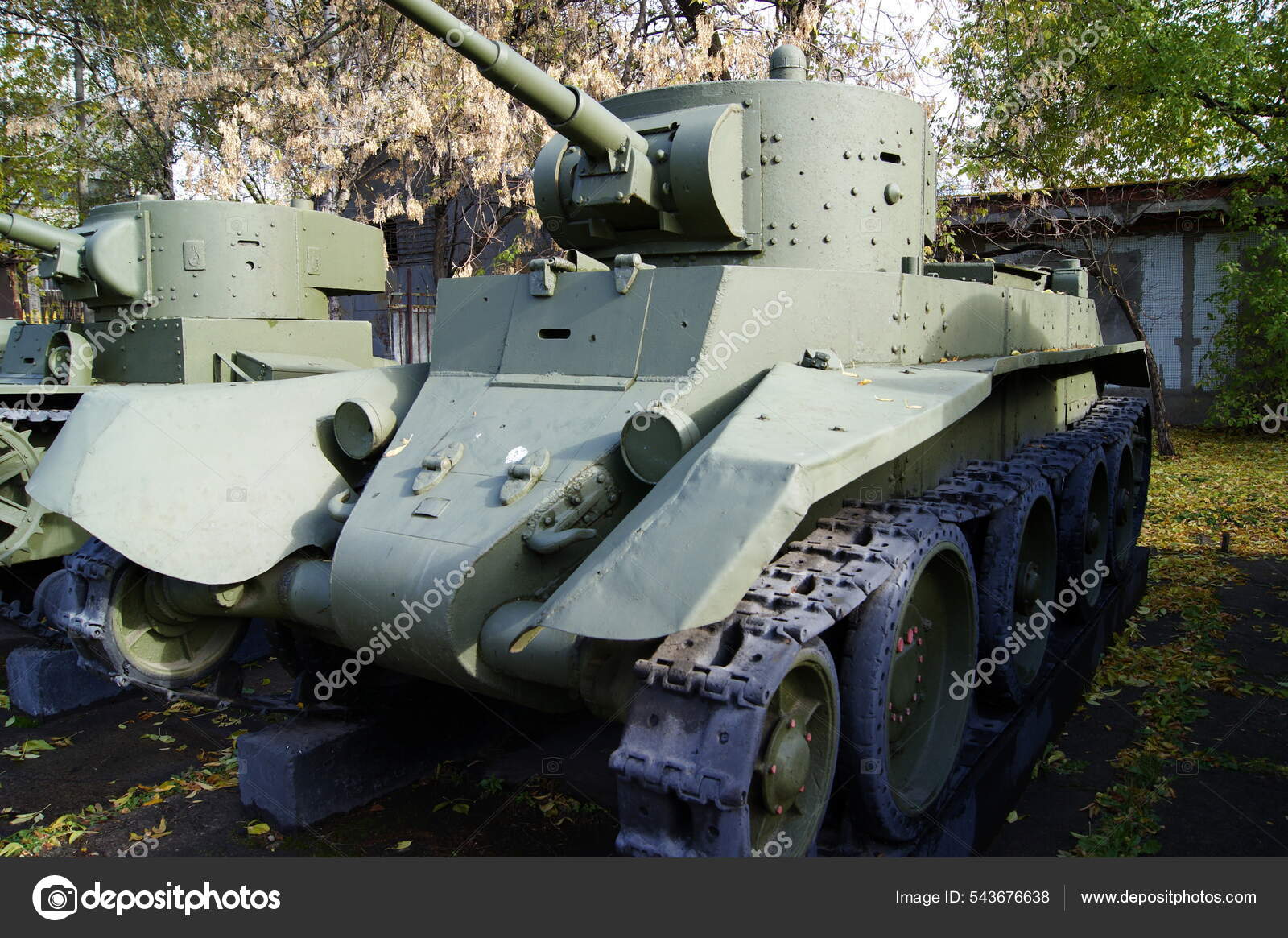 Model 1935 Tank Part Open Air Exposition Central Armed Forces — Stock ...