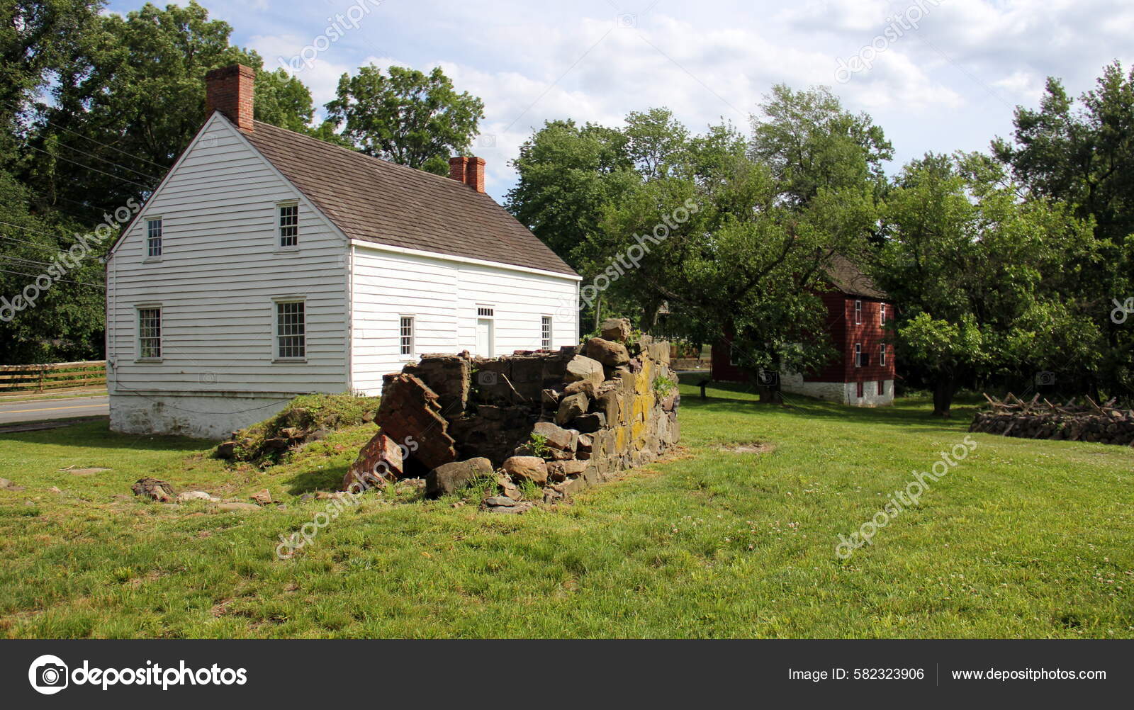 Boehm House 1750 Historic Richmond Town Collection Old Homes Houses ...