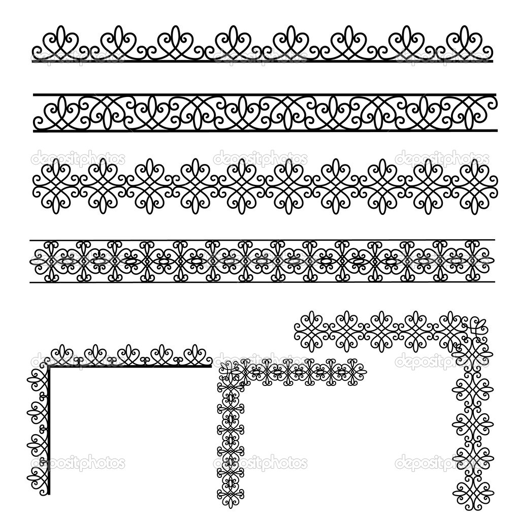 Set borders Stock Vector Image by ©tatiana54 #41507955
