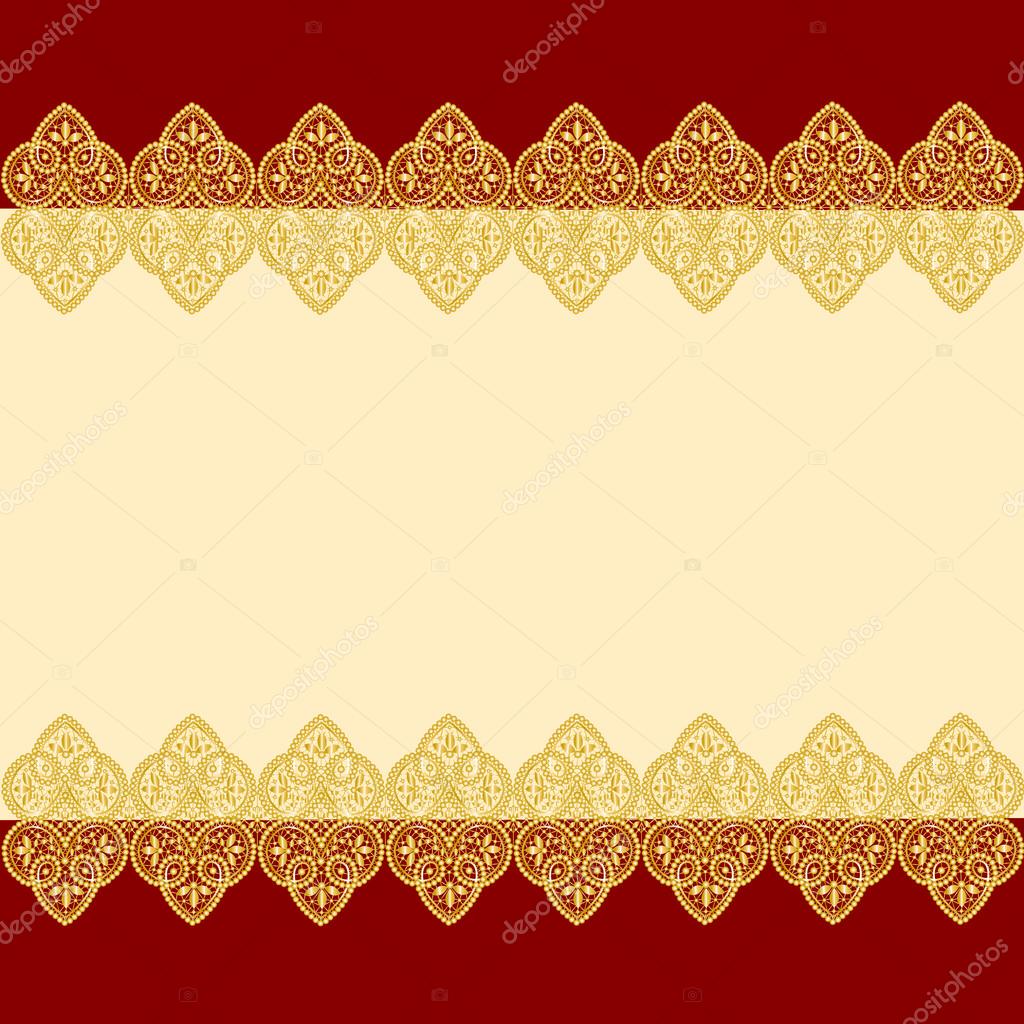 Gold lace Stock Vector Image by ©tatiana54 #48519529