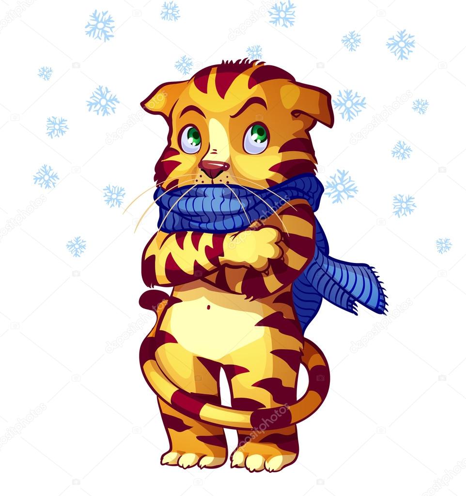 Frozen cat Stock Vector Image by ©yavi #32535127