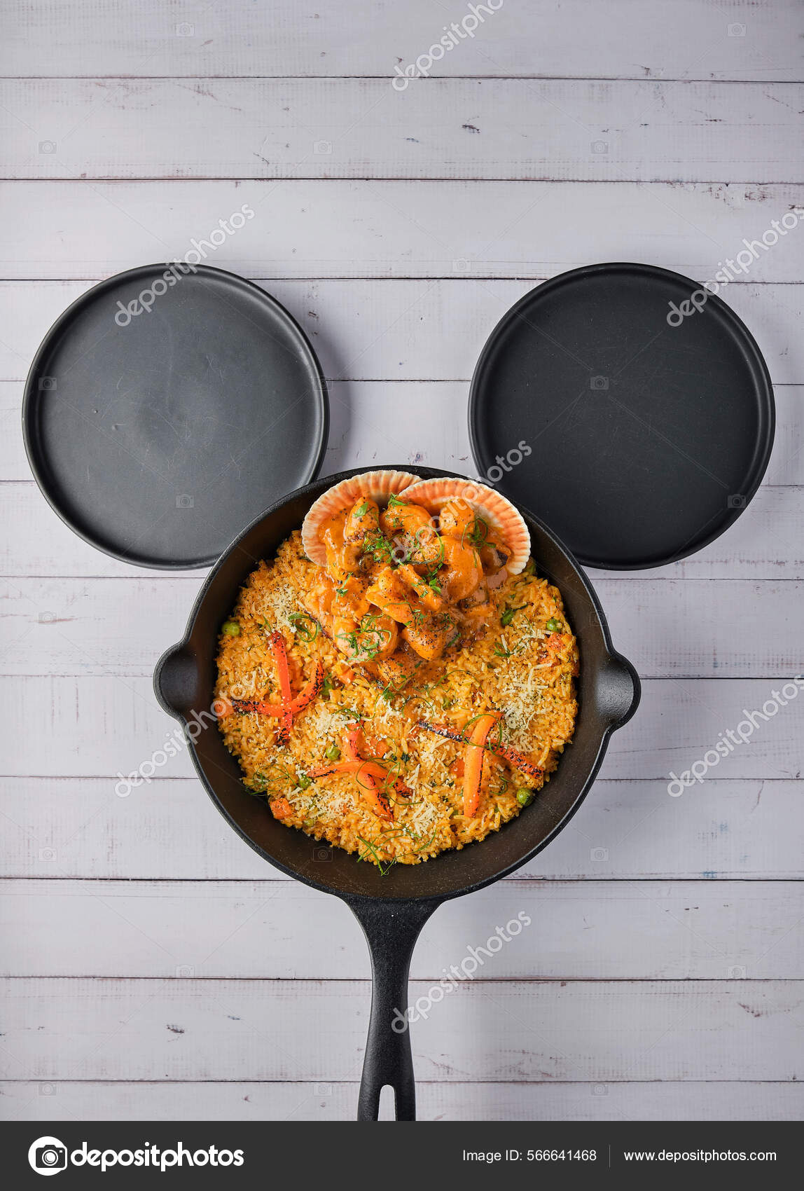 Peruvian Food Rice Seafood Typical Food Peruvian Cuisine Arroz Con ...